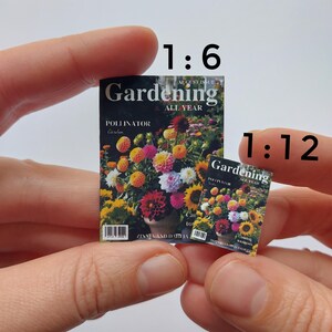 Dollhouse Miniature Printable Gardening Magazine Covers With Seed ...