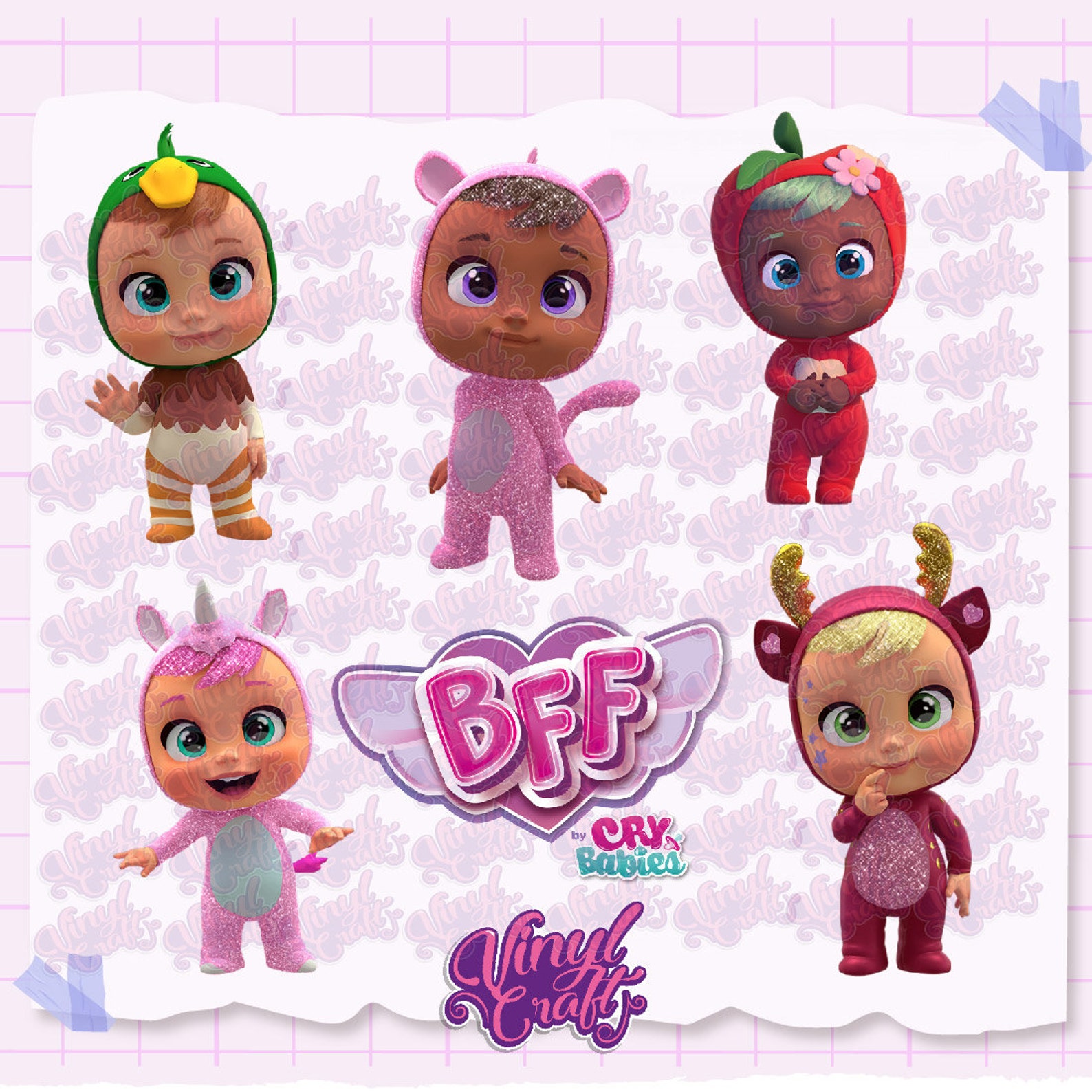 Pack of 30 Images in PNG Format Cry Babies Digital Stickers - Etsy