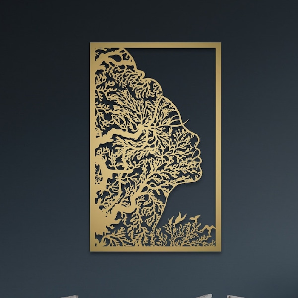 Face Metal Wall Art - Etsy