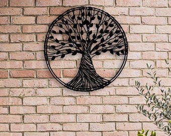 Large Tree of Life Outdoor Wall Art - Etsy