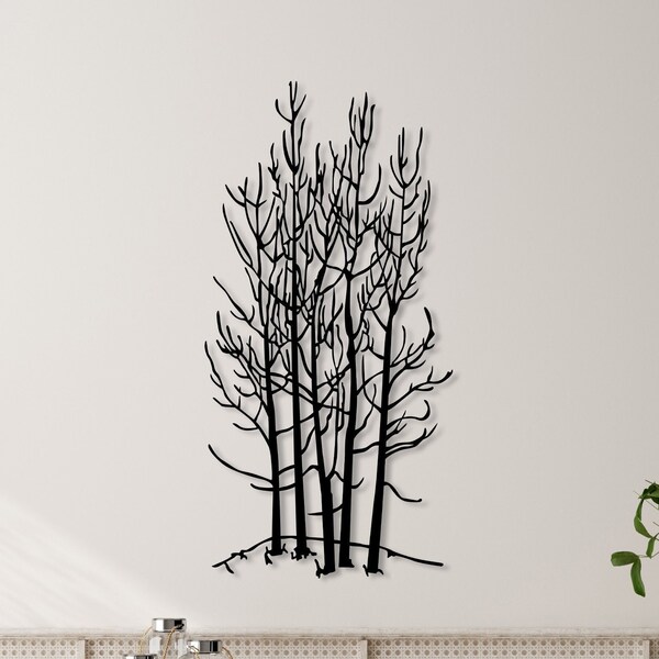 Metal Tree Wall Art - Etsy