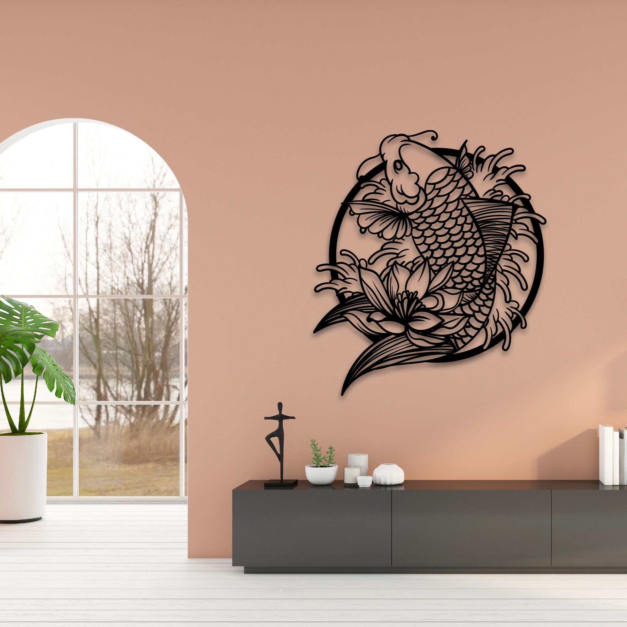 Vis Metalen Muur Decor Vis Interieur Decoratie Woonkamer - Etsy Nederland