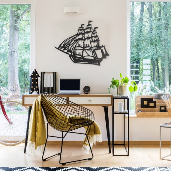 Ship Metal Wall Decor Nautical Decor Ship Sign Metal Wall | Etsy