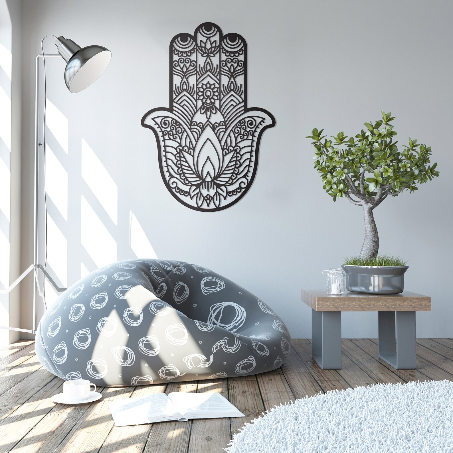 Hamsa Wall Art Hamsa Wall Hangings Decor Hamsa Hand Large - Etsy