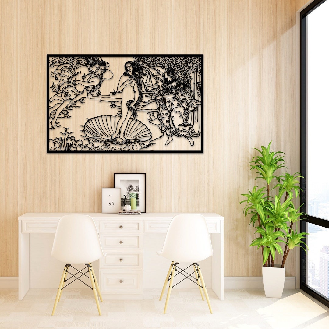 The Birth of Venus Wall Art, Nascita Di Venere Metal Wall Decor ...
