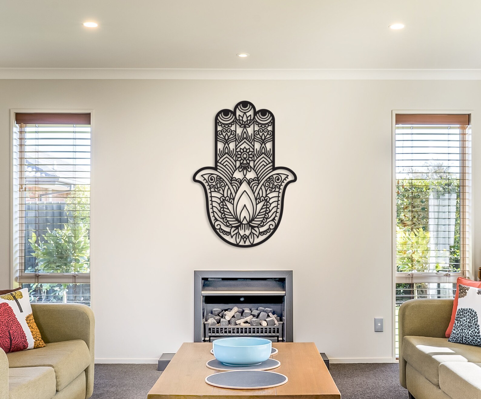 Hamsa Wall Art Hamsa Wall Hangings Decor Hamsa Hand Large - Etsy