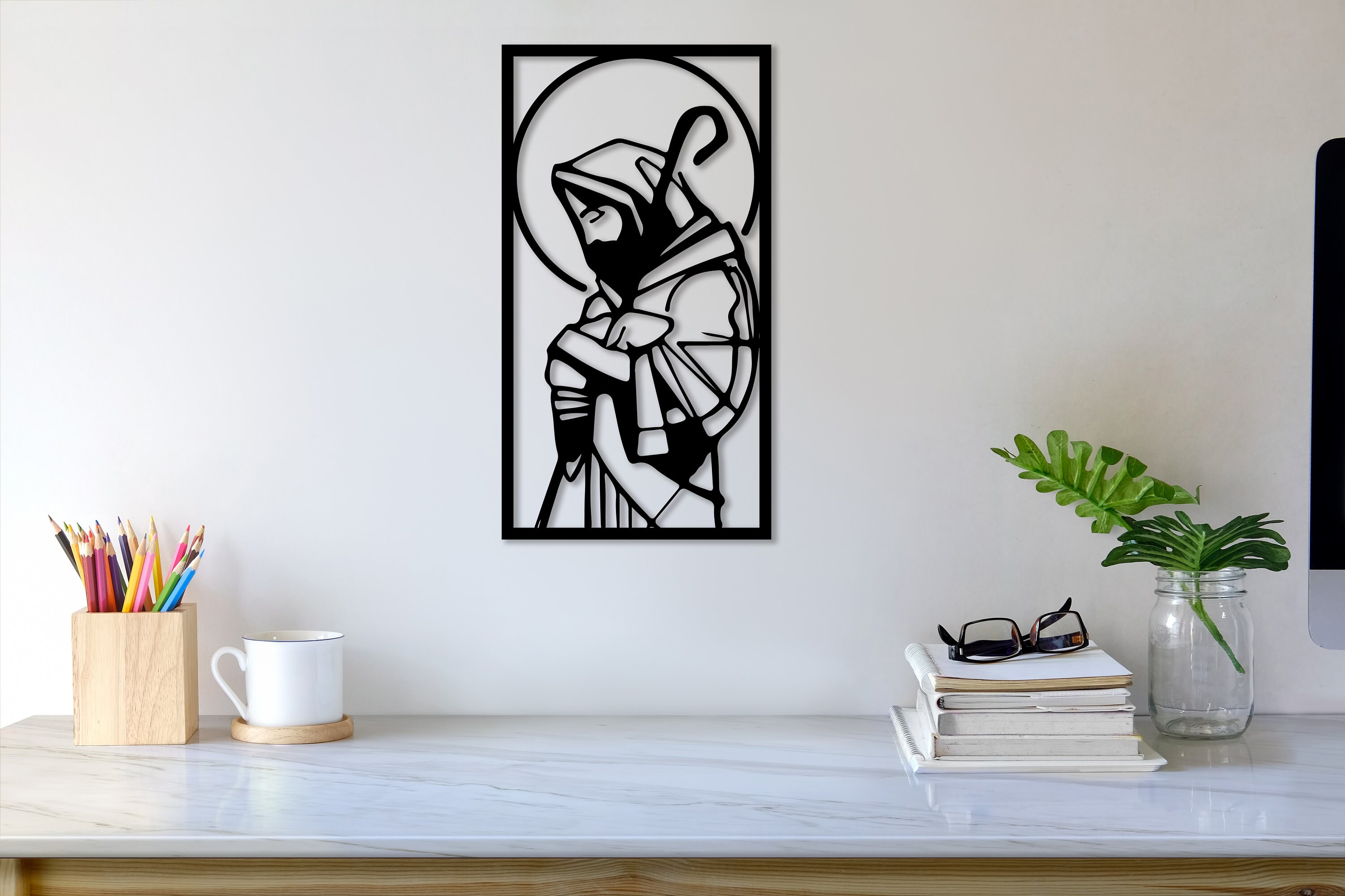 Jesus Wall Sign Christian Decor Jesus Gold Wallart Metal - Etsy