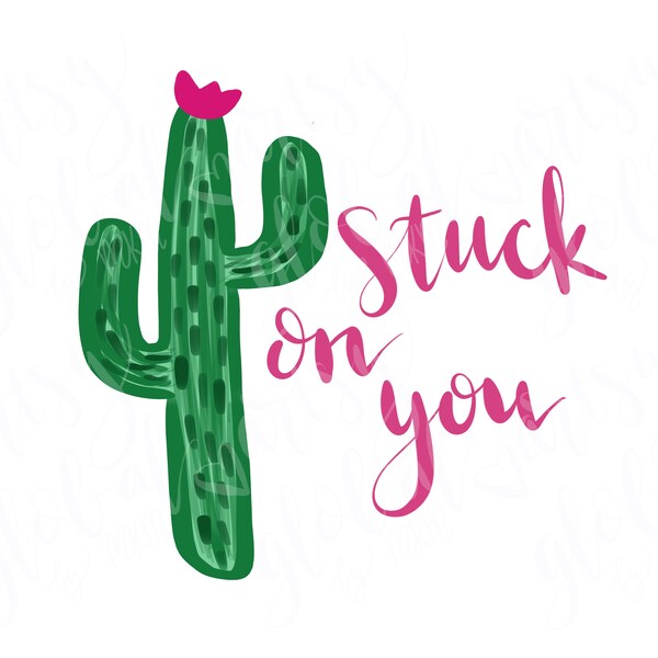 Stuck on You Cactus - Etsy
