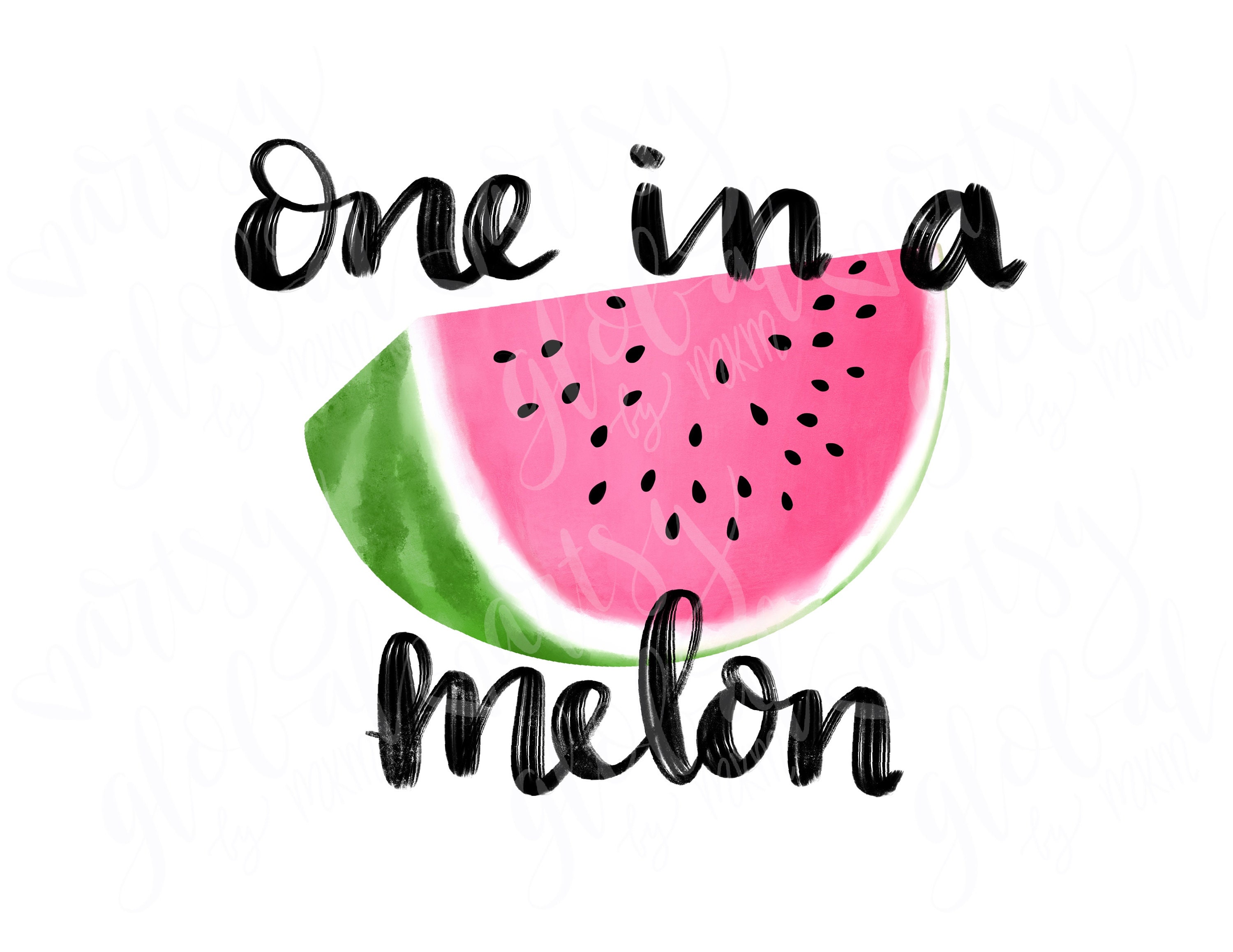 One in a Melon First Birthday, First Birthday Sublimation Designs ...