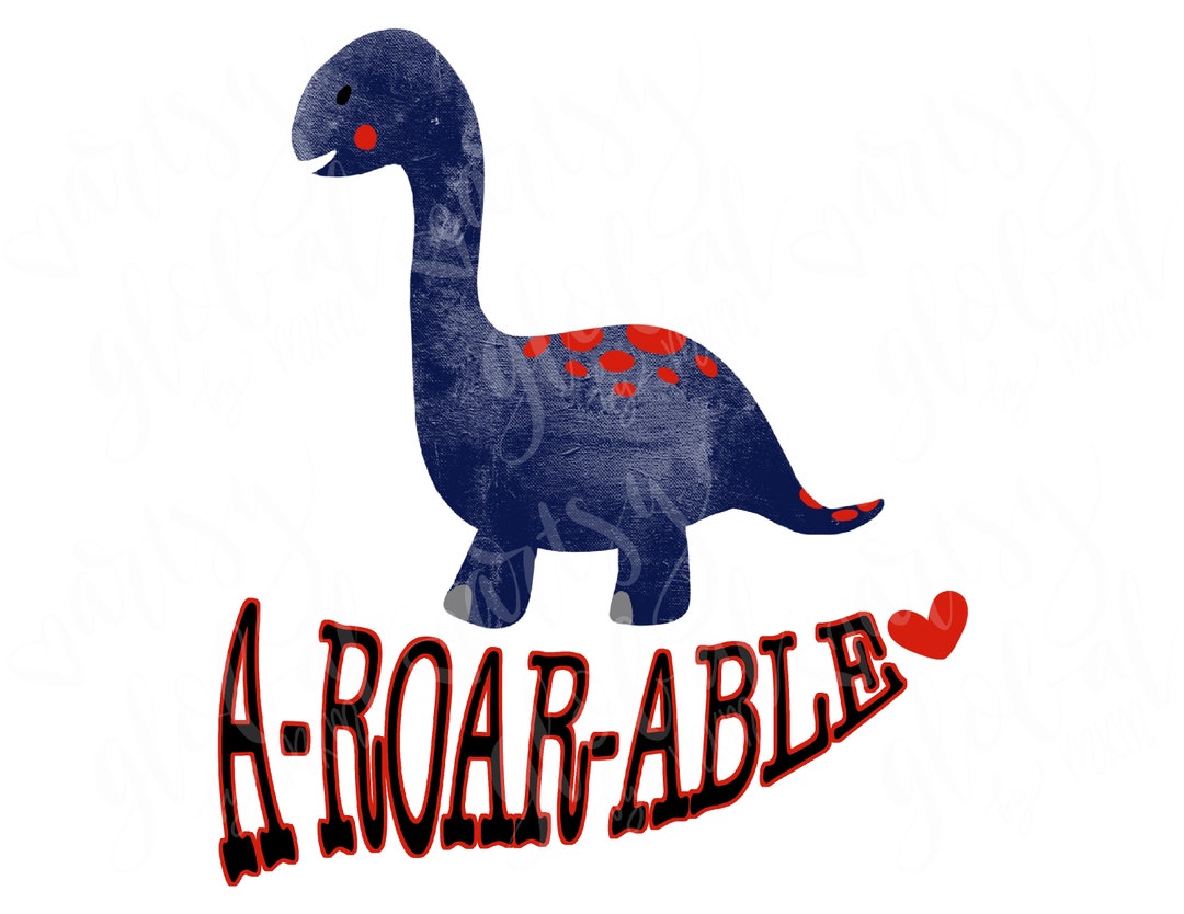 A-roar-able Dinosaur, Dinosaur Clip Art, Dino Digital Download ...