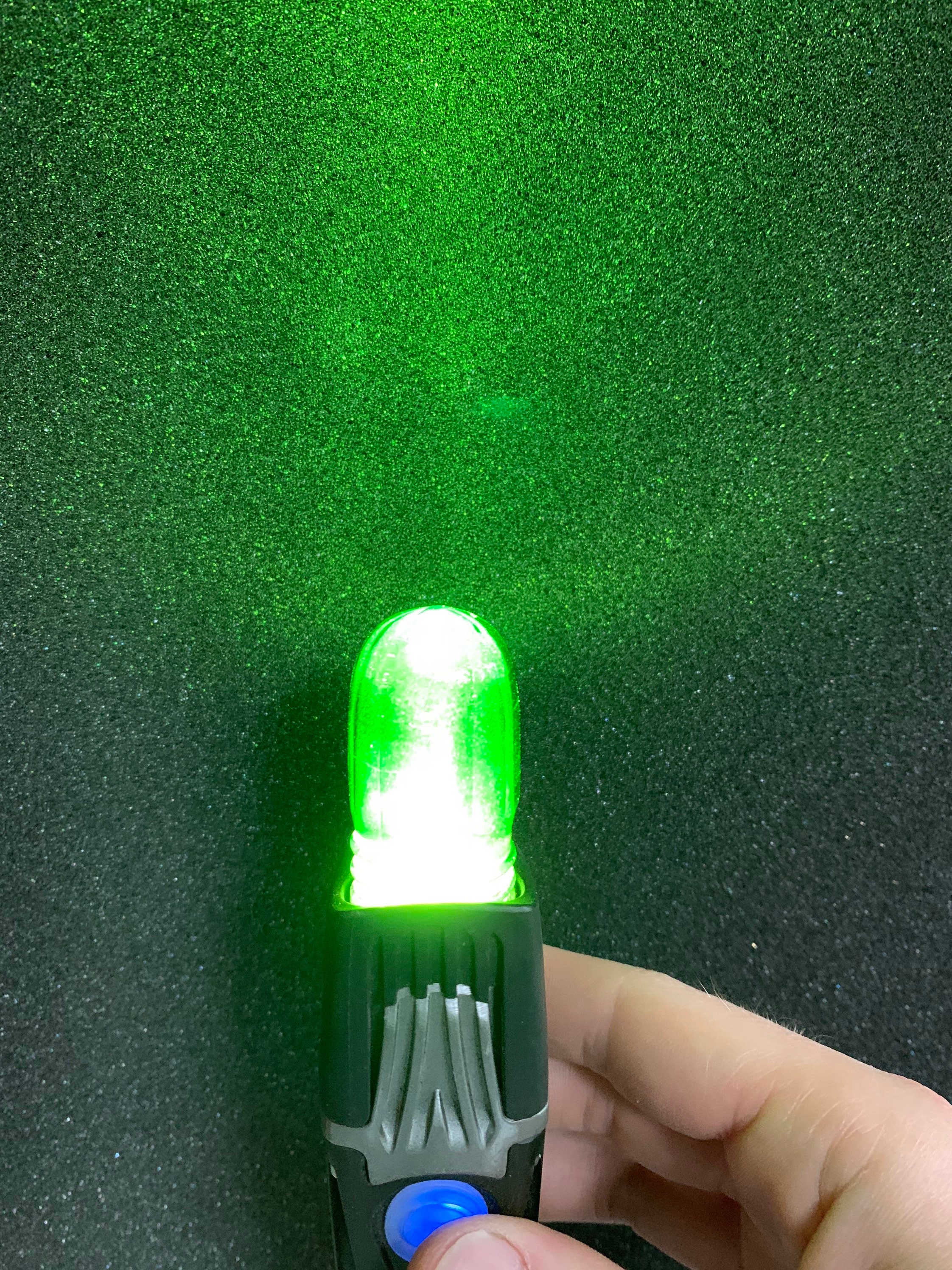 Vintage Control Panel Pilot Indicator Lamp Cover Bulbs/ Colored Glass ...