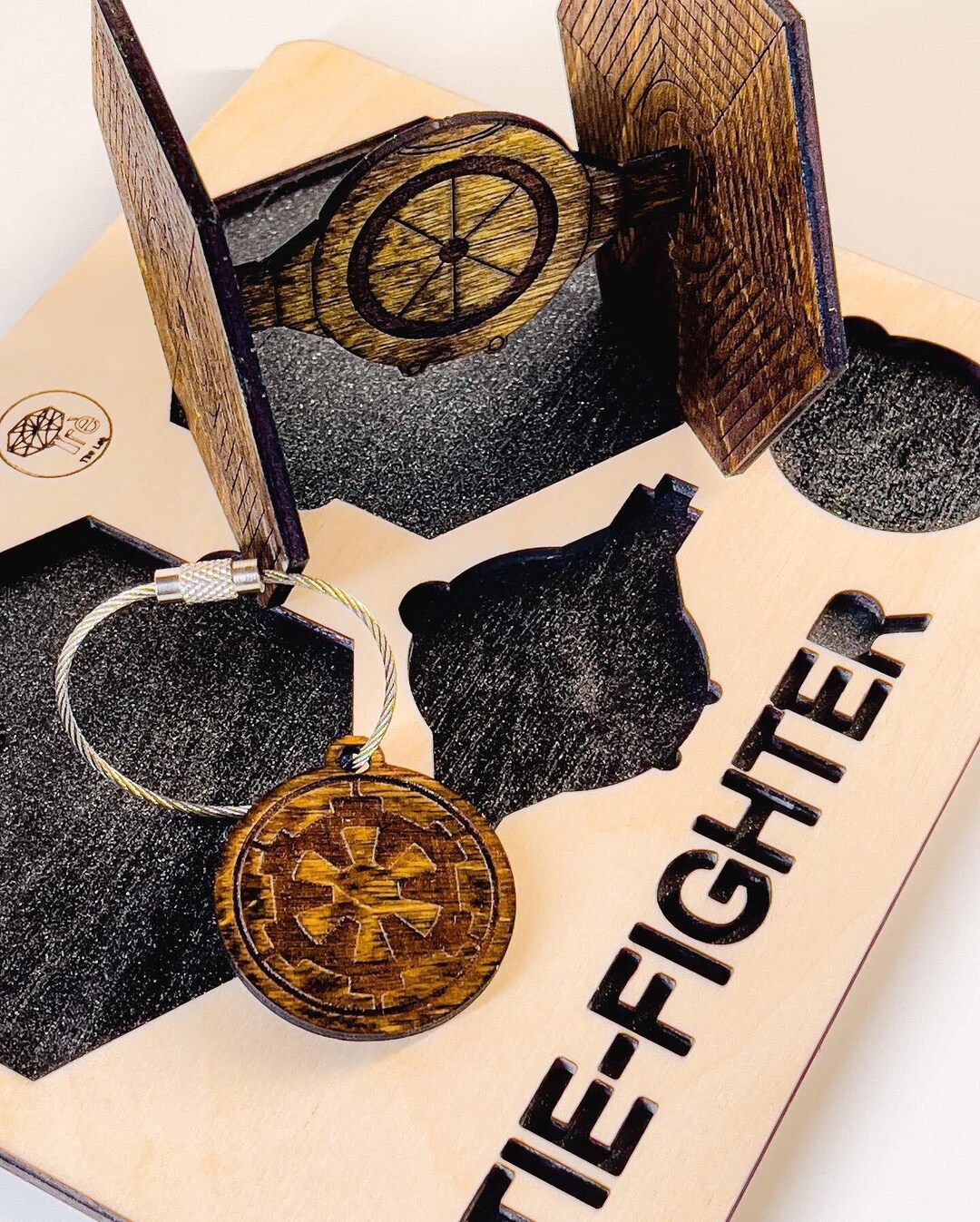 STAR WARS Collector Tie Fighter and Keychain - Etsy