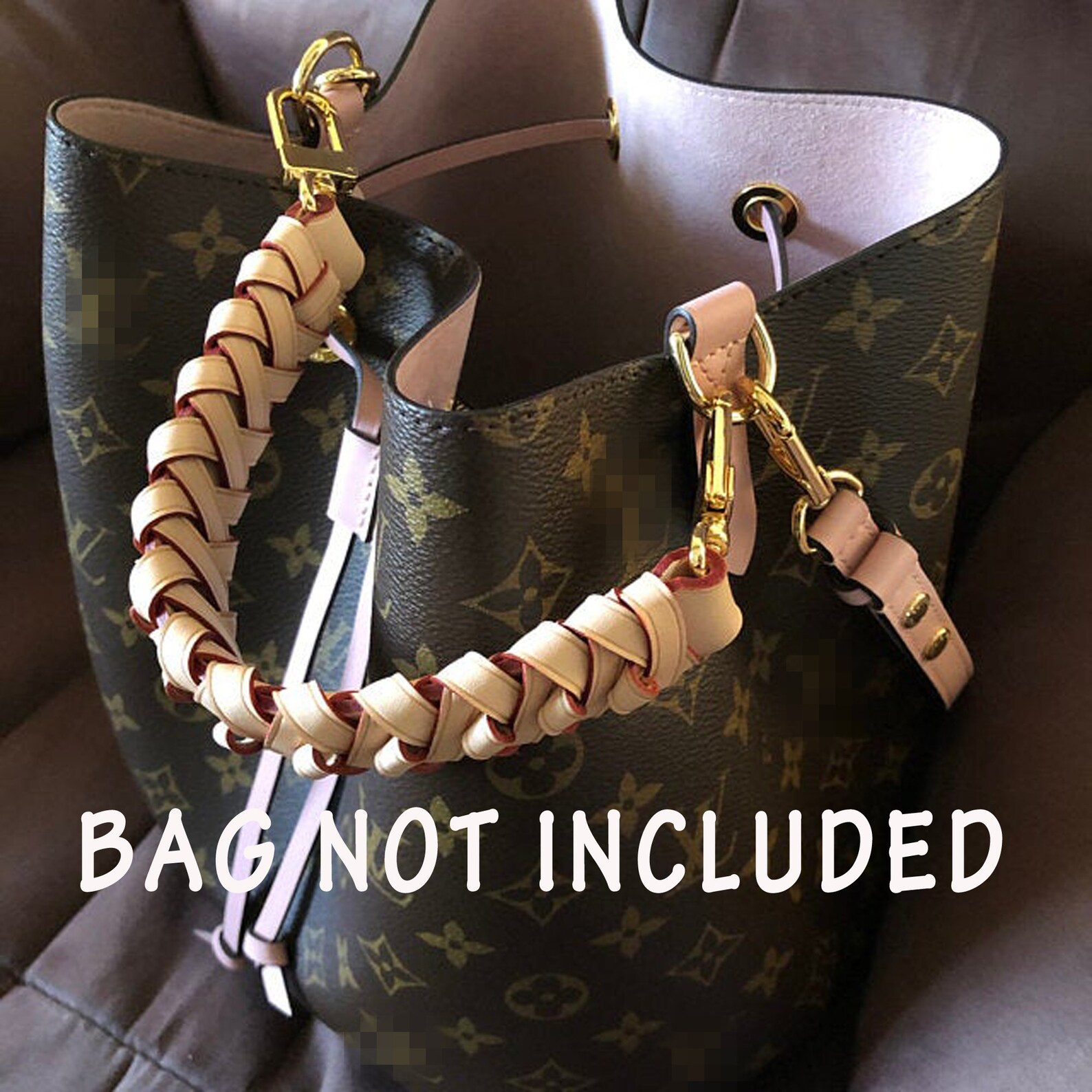 Braided Woven Handbag Strap for Neonoe MM Epi Real Leather - Etsy