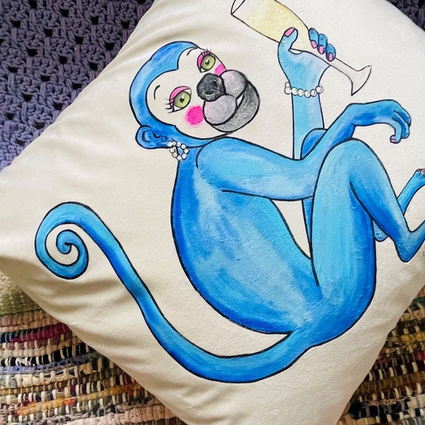 Monkey Pillow - Etsy