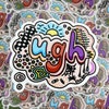 Zit Worms Sticker Sheet // Waterproof Sticker Funny Weird Acne Pimple ...
