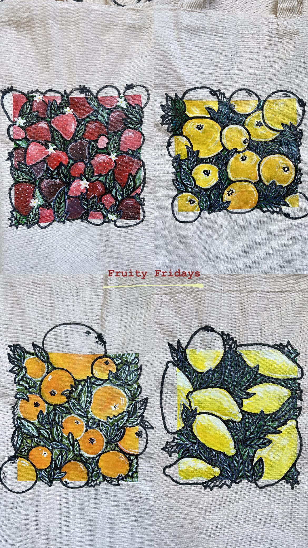 Hand Painted Tote Bags | Canvas Tote Bags Handmade | Custom Art Tote ...