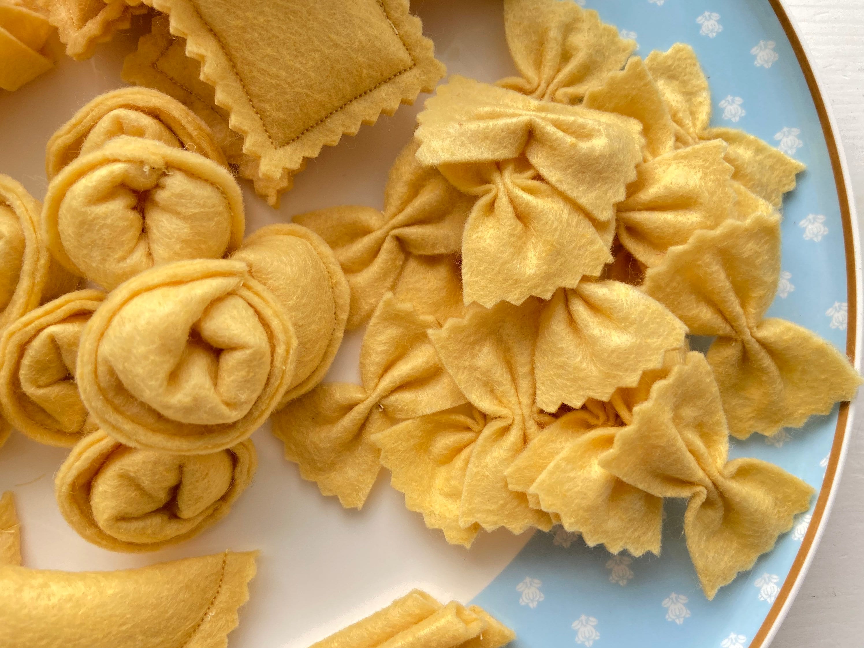 Felt Food Pasta Set Pretend Play Plush Toy Kids Play Kitchen - Etsy Canada