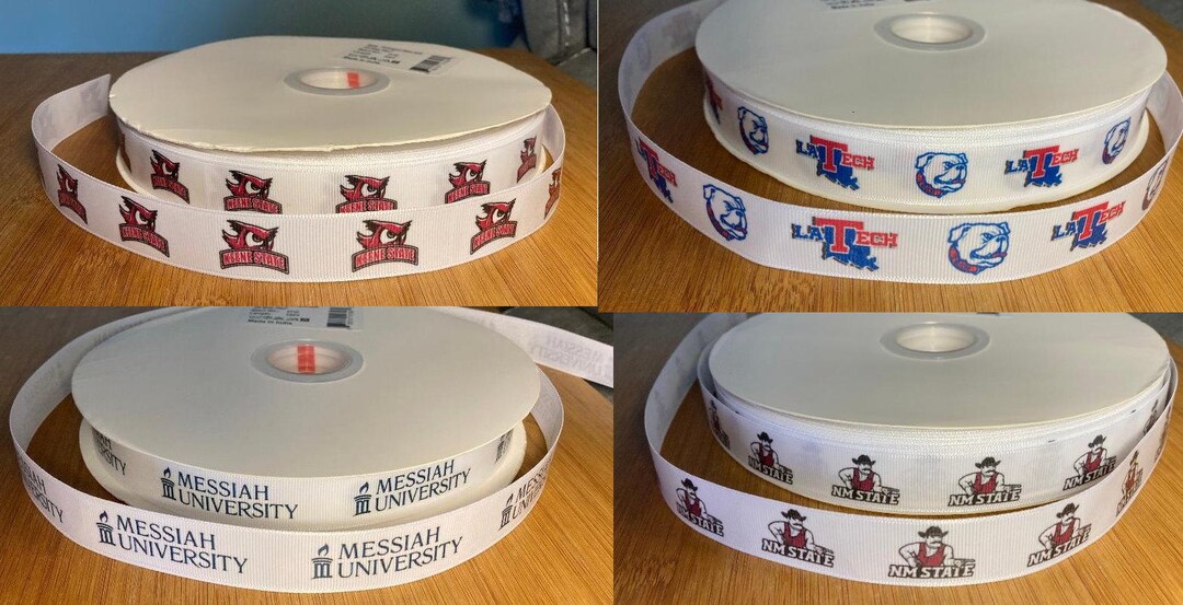 7/8" Collegiate Personalizable Grosgrain Ribbon Keene State University ...