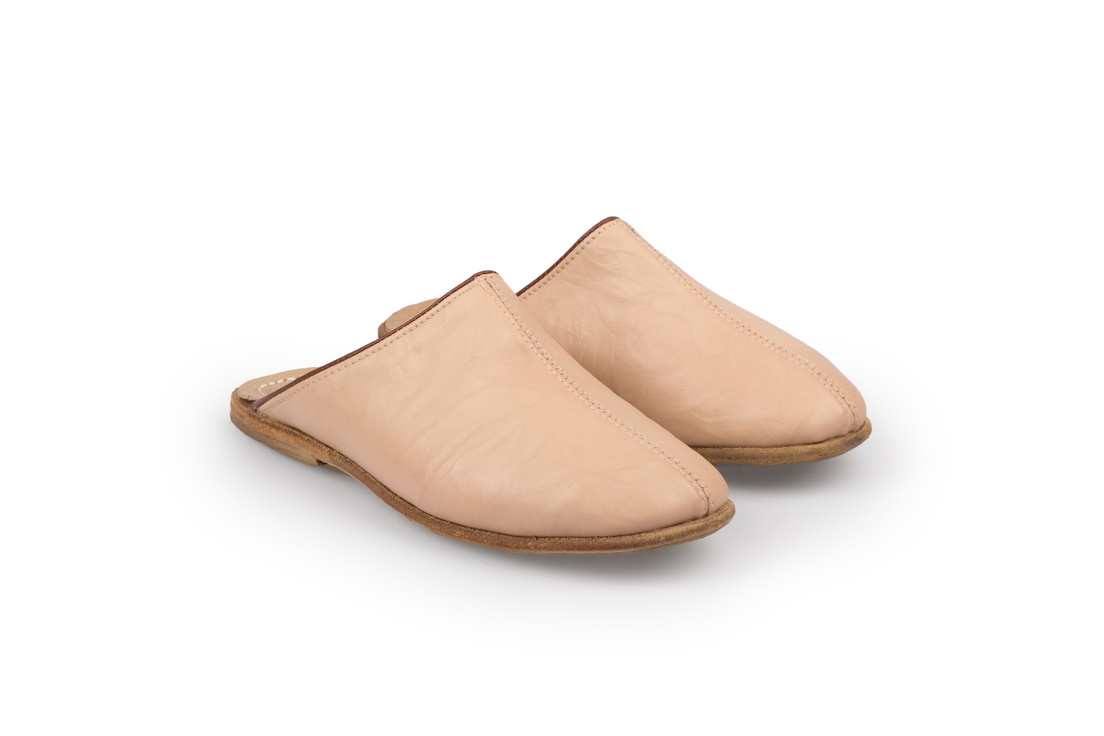 Handmade Leather Mules: Classic Turkish Slip-on Loafers - Etsy