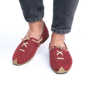 Men’s Loafers From Suede Leather COLOR OPTIONS Boho Retro Classic ...