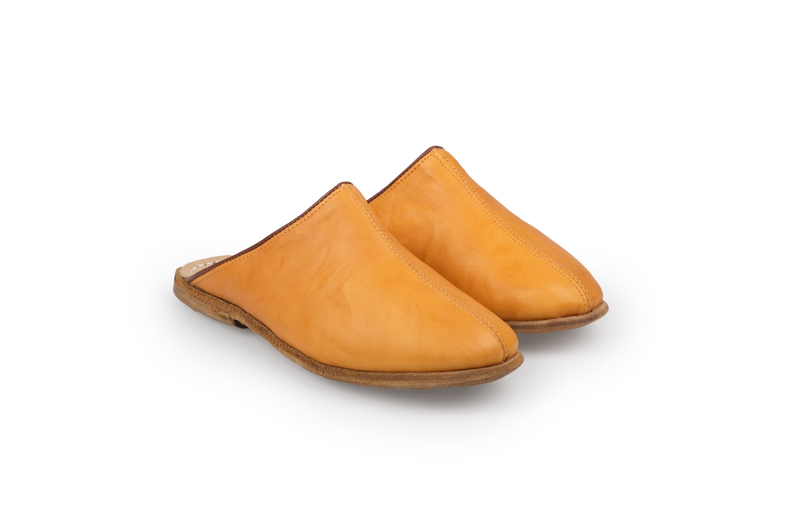 Handmade Leather Mules: Classic Turkish Slip-on Loafers - Etsy