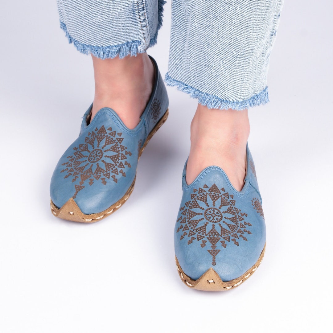 60s Bohemian Shoes | Vintage Hippie Sandals | Retro Festival Women ...