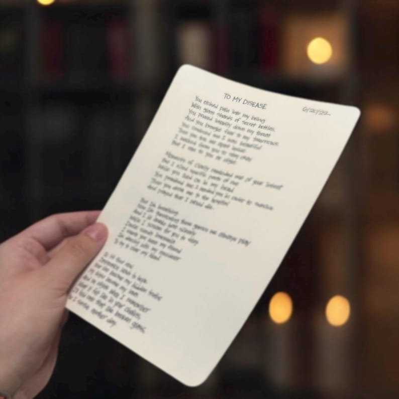 Handwritten Poem Print: Sobriety Gift, Recovery Keepsake - Etsy
