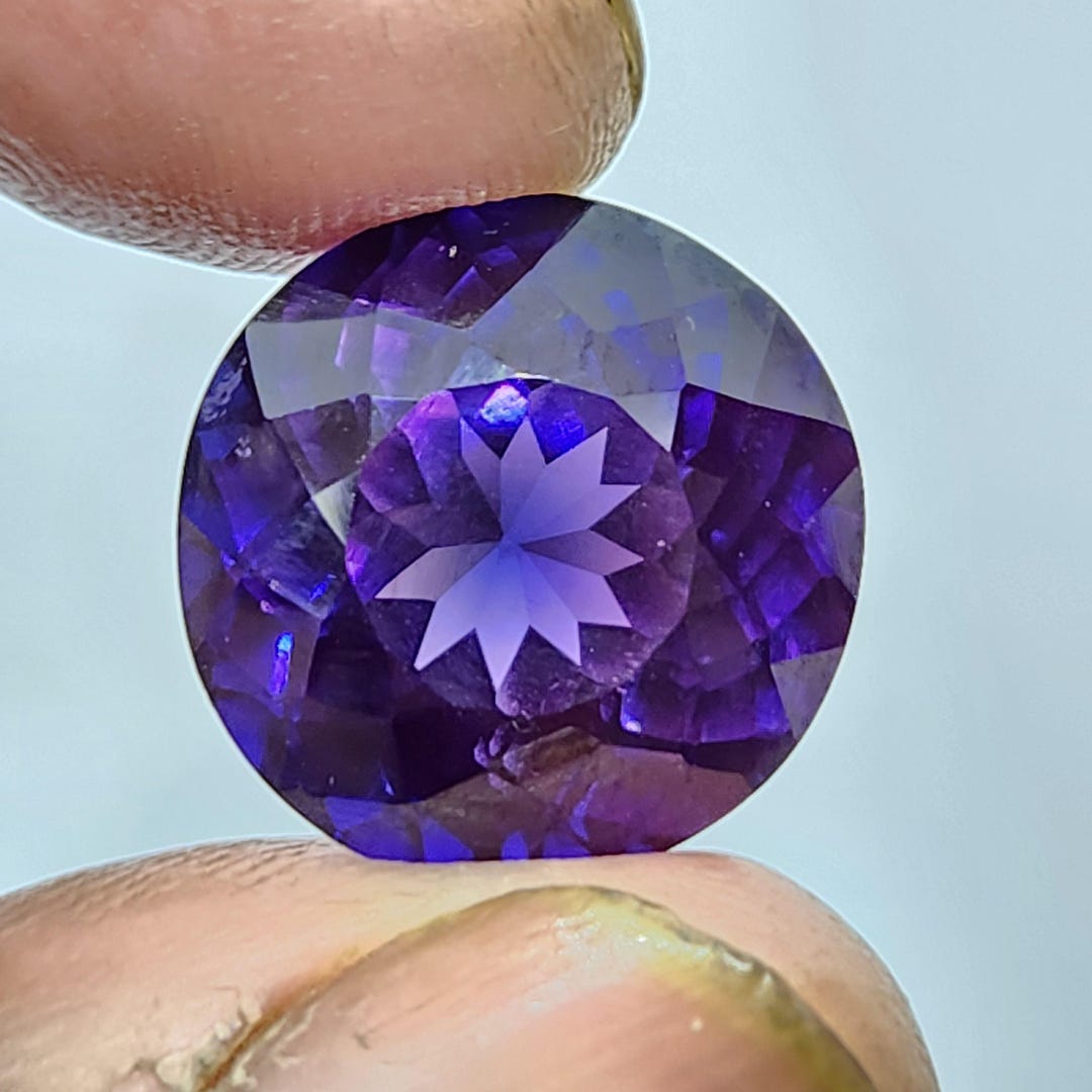 Ceylon Purple Taaffeite Round Cut Gemstone 14x14mm - Etsy