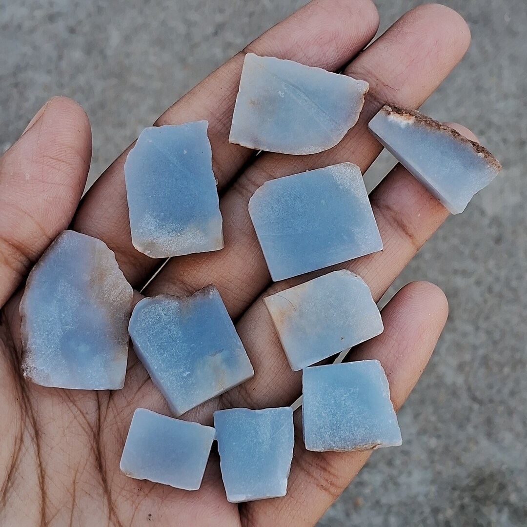 Angelite 'SLAB' , Genuine Raw Angelite Slice, Crystal Angelite, Healing ...