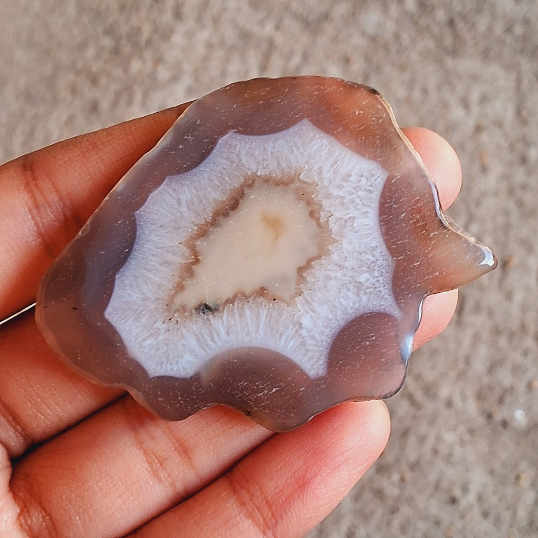 Gorgeous Brazilian Agate Slab, Crystal Plate, Agate Slice, 105 Cts ...