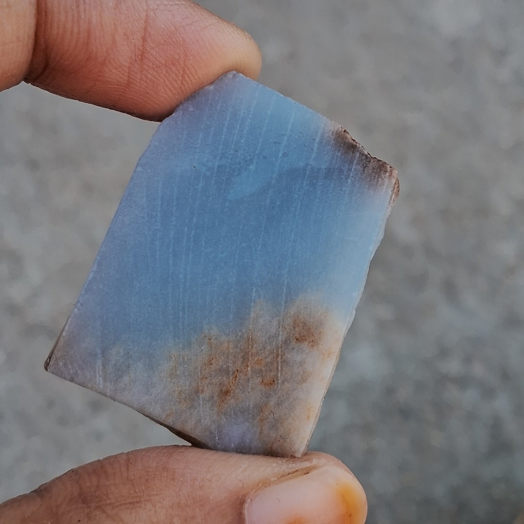 Angelite 'SLAB' , Genuine Raw Angelite Slice, Crystal Angelite, Healing ...