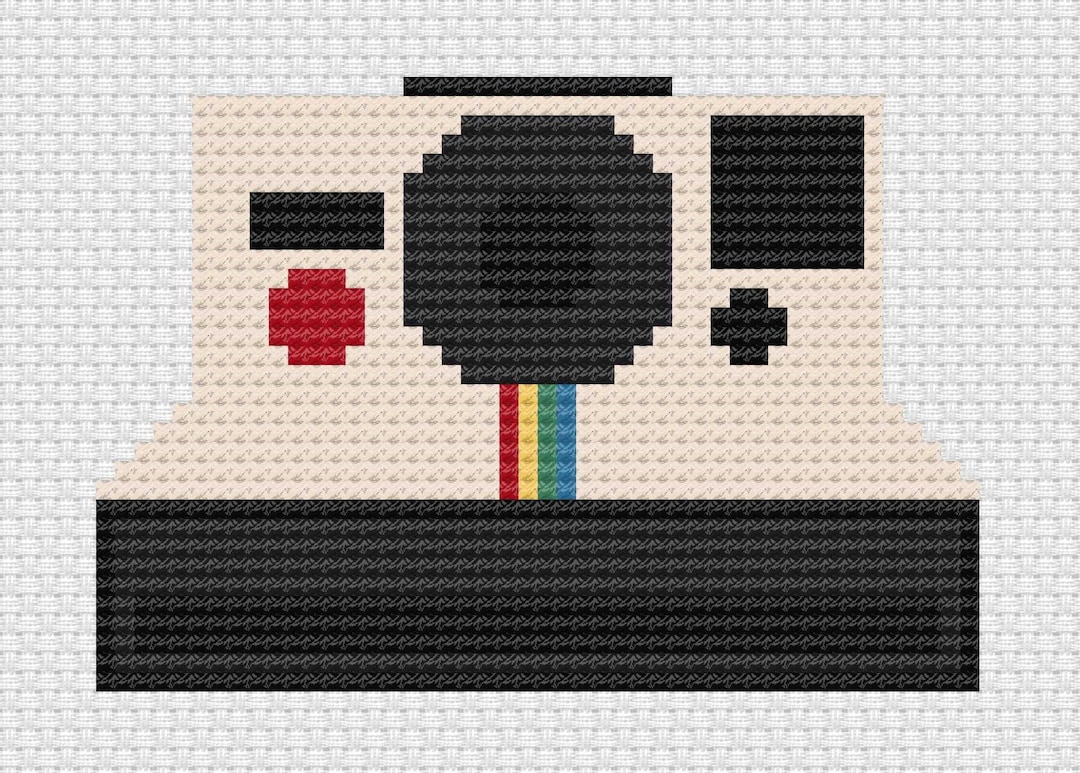 Retro Camera Cross Stitch Pattern - Etsy
