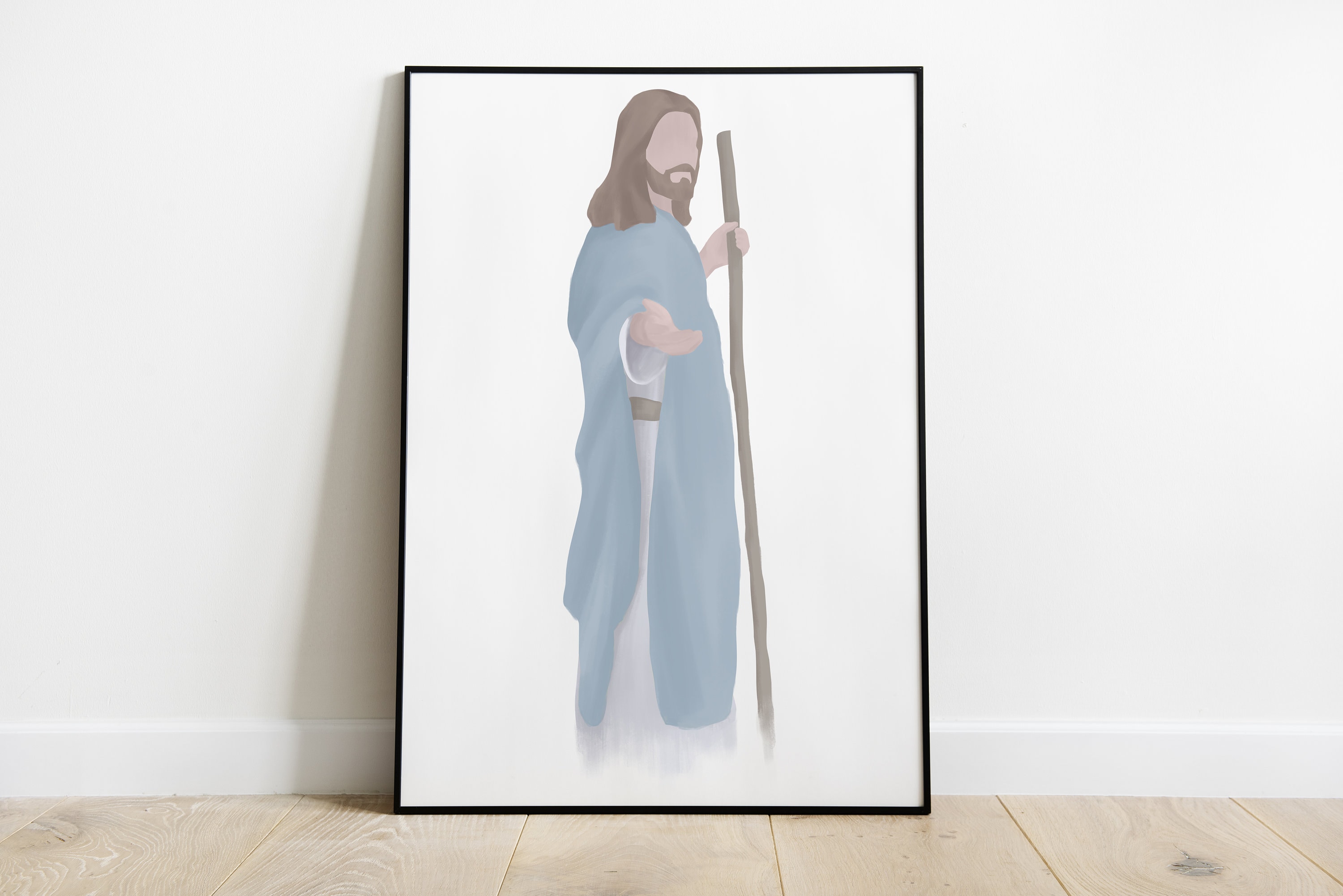 Jesus Christ Calling You Watercolor Christ Wall Decor - Etsy