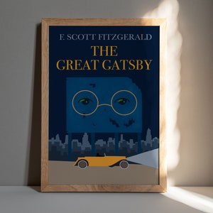 Printable the Great Gatsby Poster Print, Fitzgerald Wall Art Prints ...