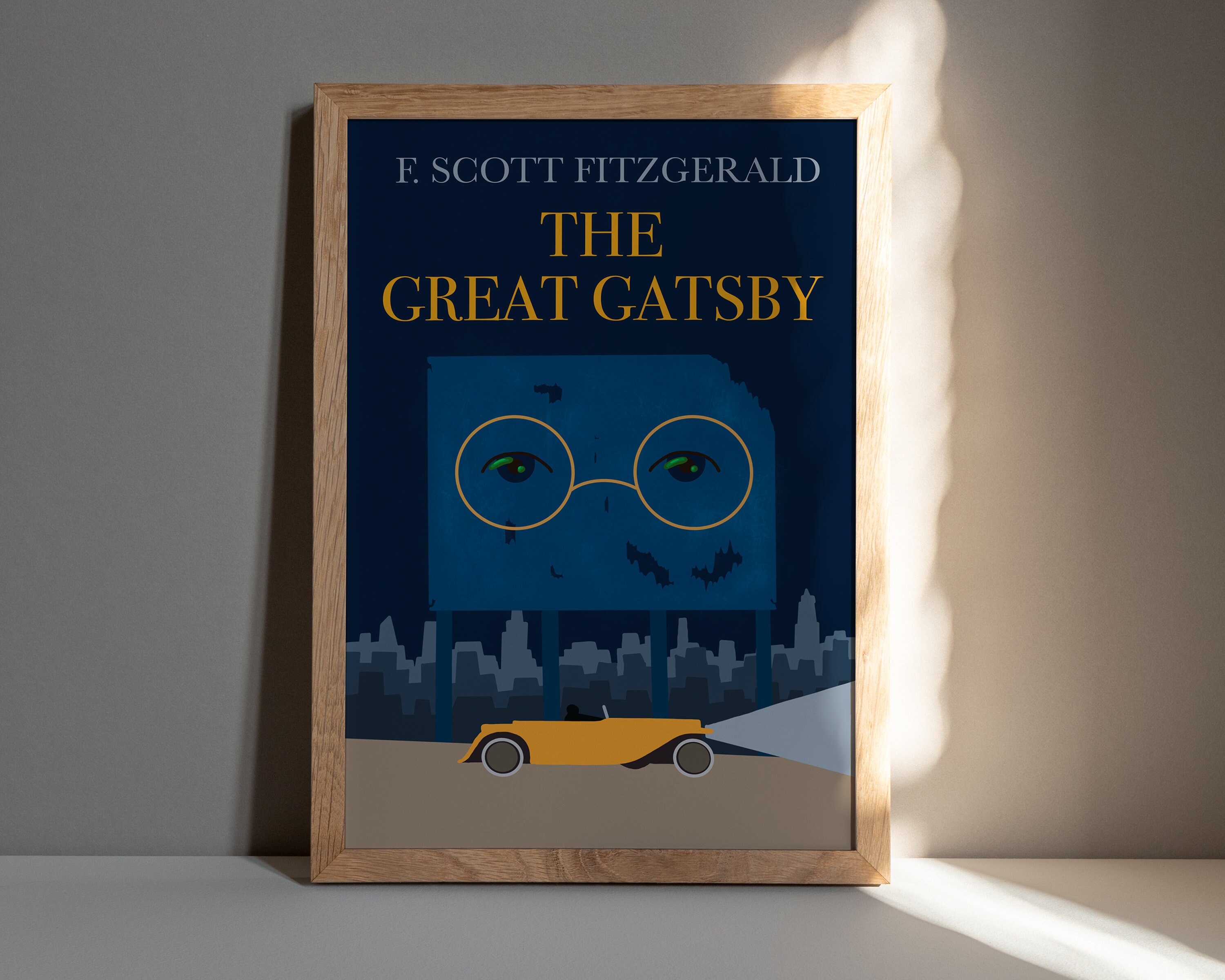 Printable the Great Gatsby Poster Print Fitzgerald Wall Art - Etsy