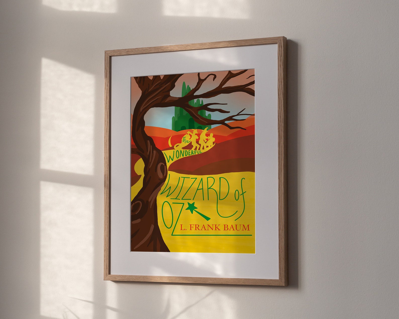 Printable the Wonderful Wizard of Oz Poster Book Wall Art - Etsy