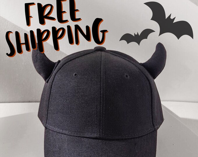 Devil Horn Hat Devil for Halloween Costume Halloween Gift for Devil Hat ...