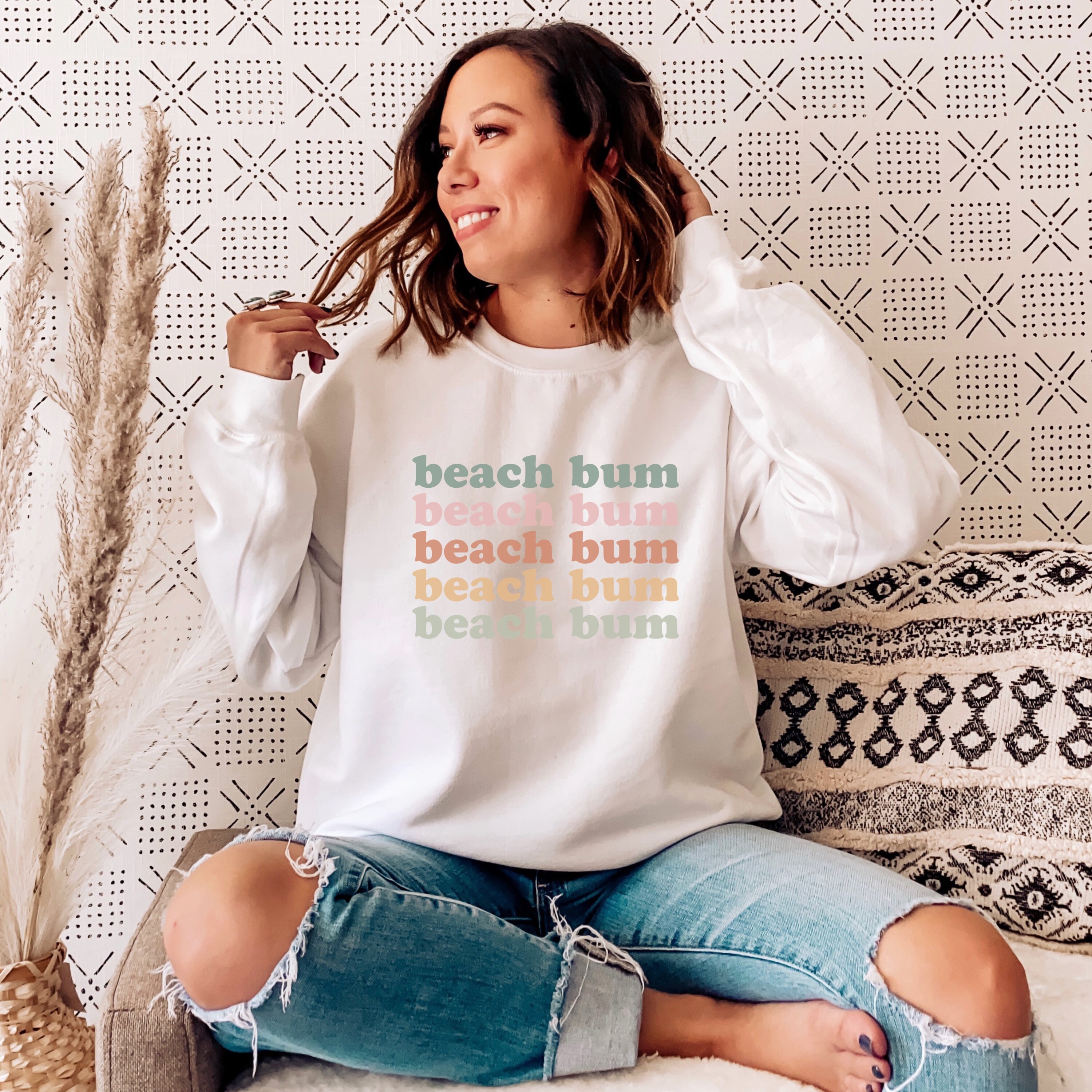 Beach Bum Sweatshirt Gift for Beach Lover Beach Hoodie - Etsy