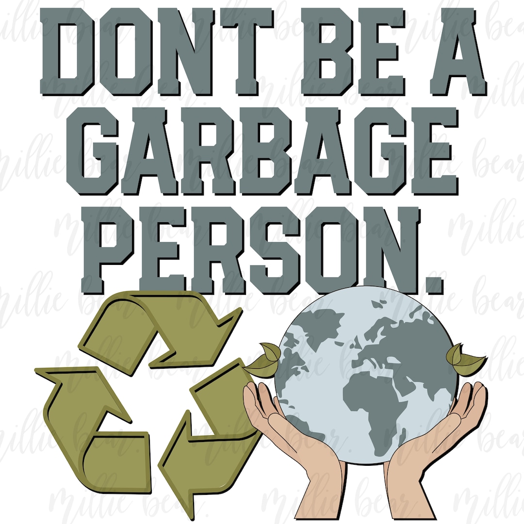 Funny Recycle PNG Instant Download Funny Earth Day Tshirt Design ...