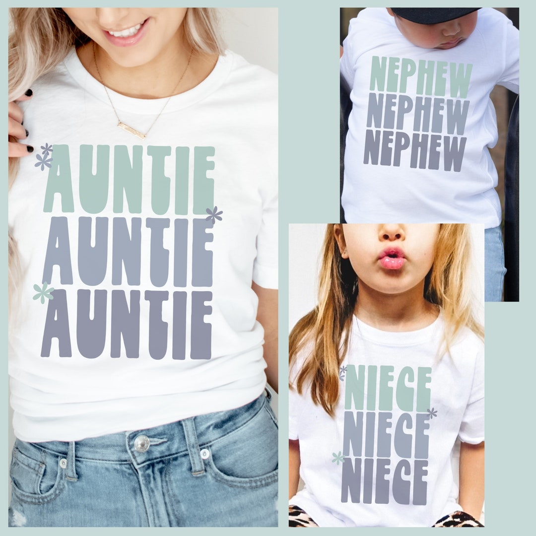 Aunt and Niece Shirts, Auntie’s Bestie Shirt, Aunt and Nephew Shirts ...