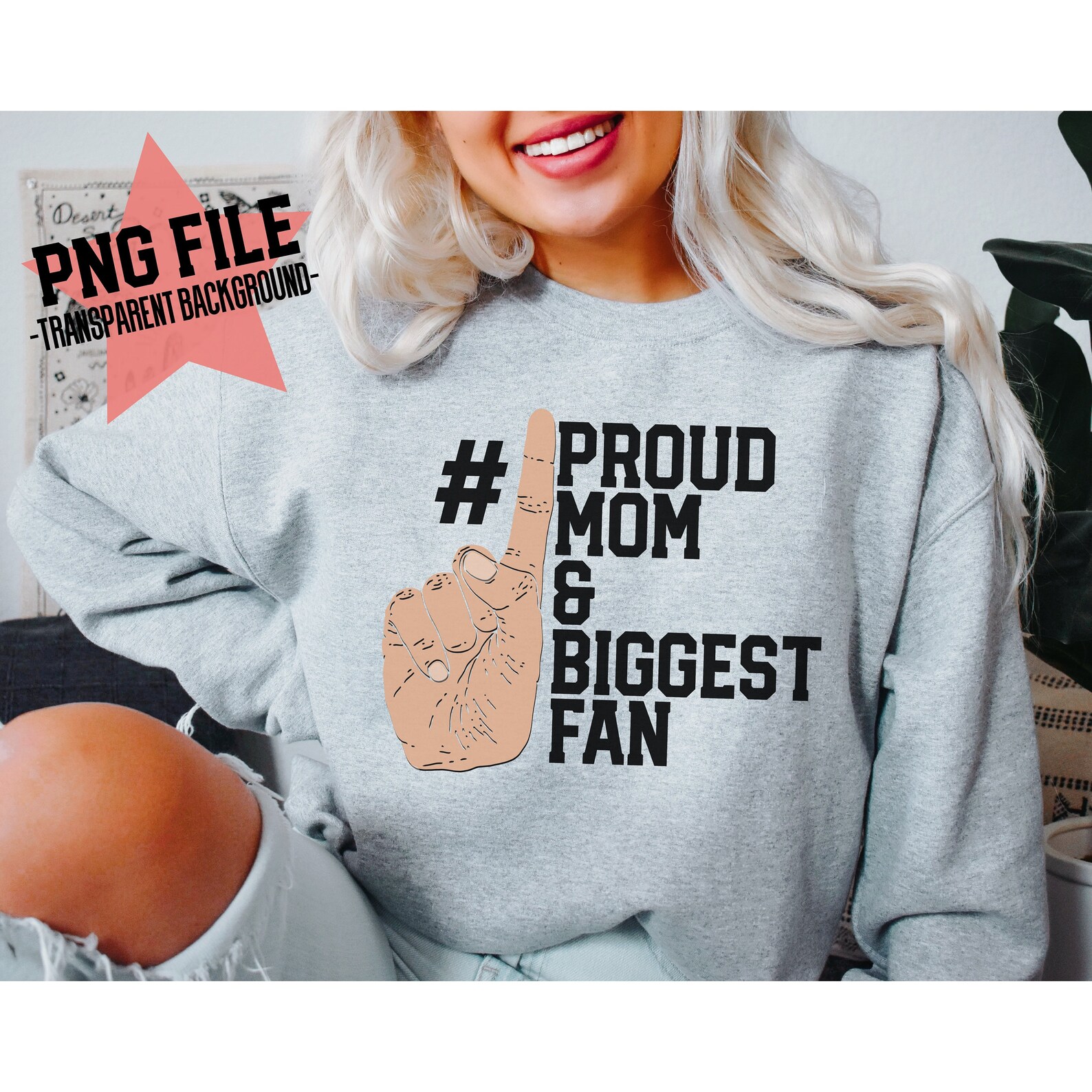 Sports Mom PNG Proud Mom Biggest Fan Instant Download Sports - Etsy