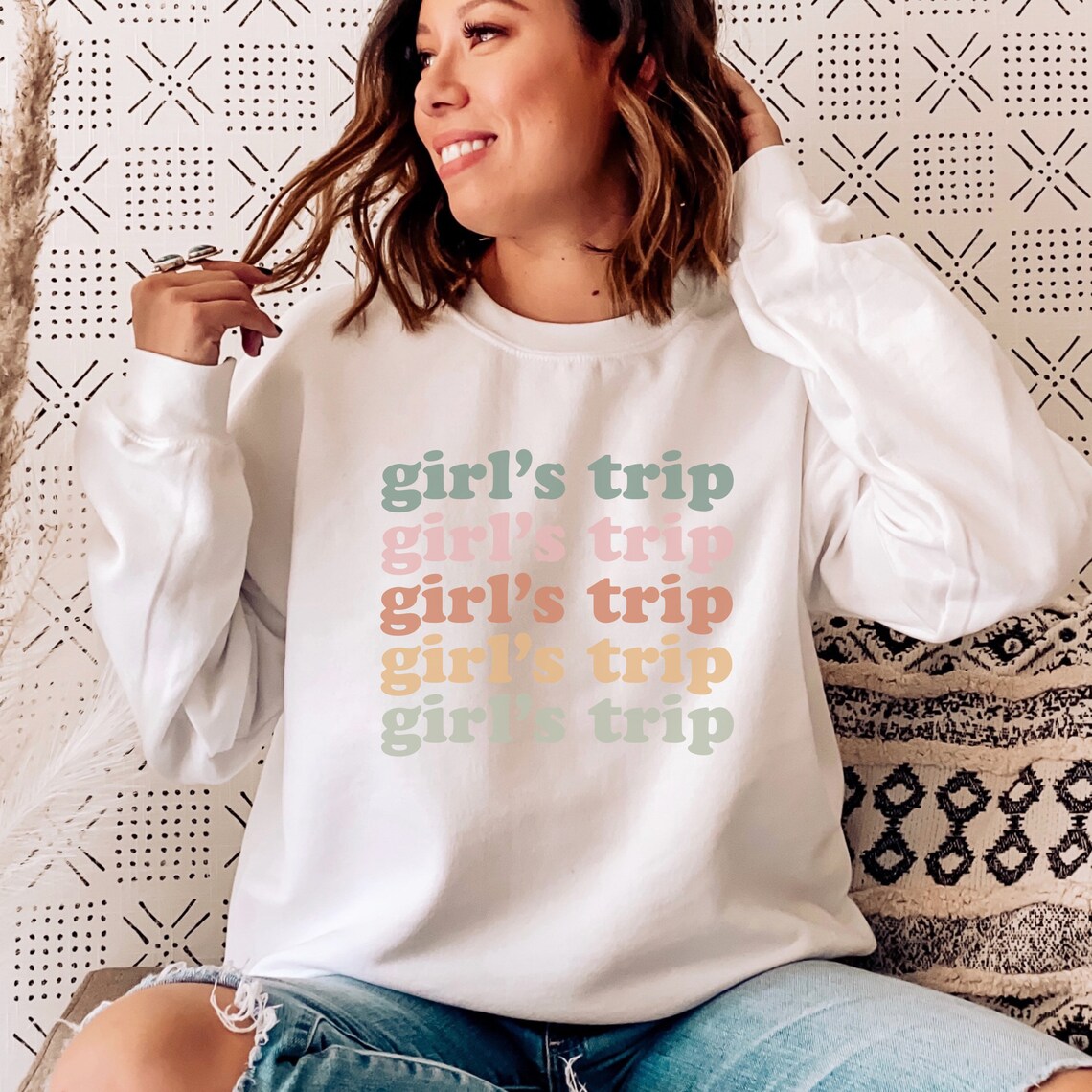 Girls Trip Cheaper Than Therapy Hoodie, Funny Sweatshirt for Girls ...