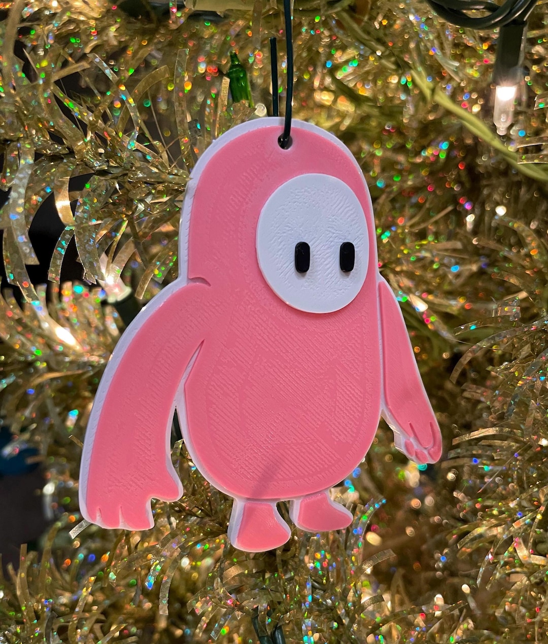 Fall Guys Inspired Ornament | 3d Printed | Christmas | Holiday | Gamer ...