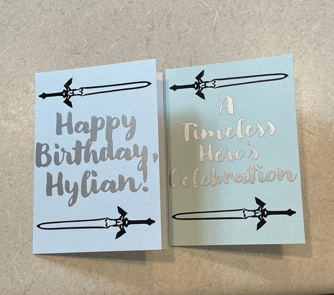 Legend of Zelda Birthday Card | Celebration - Etsy