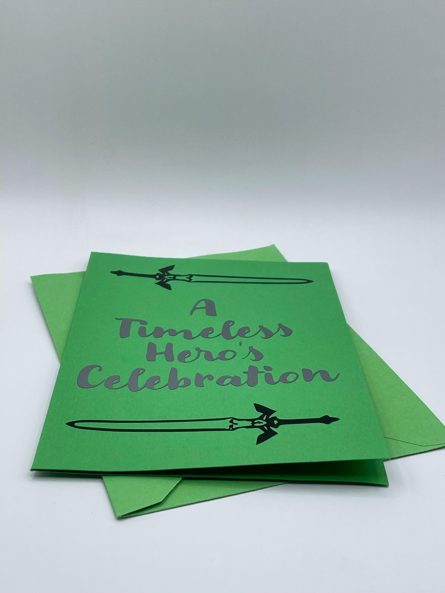Legend of Zelda Birthday Card | Celebration - Etsy