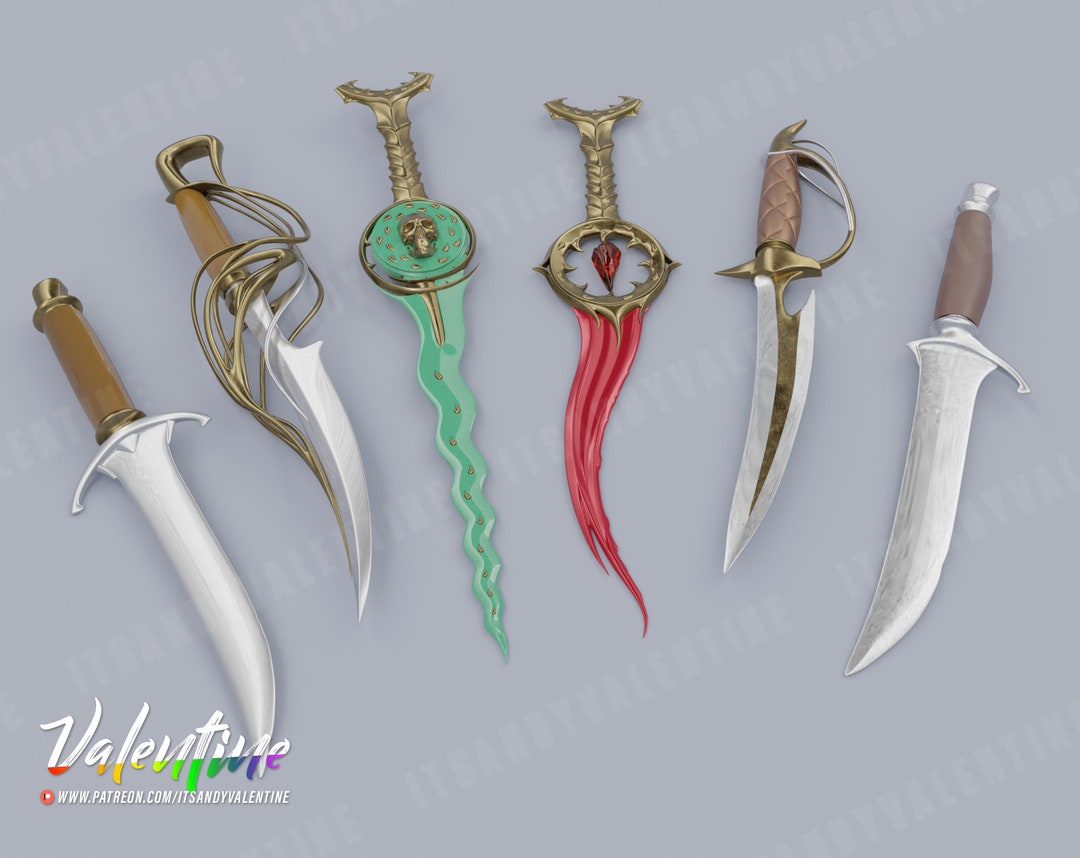 Dagger Bundle Baldur's Gate 3 3D Printing Files - Etsy