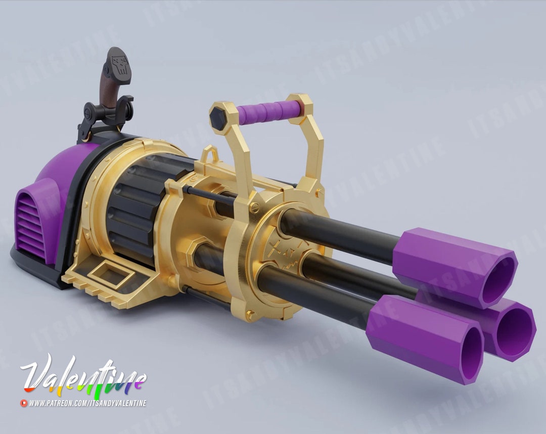 Jinx's Machine Gun "pow Pow" - Arcane / League of Legends (3D Printing ...