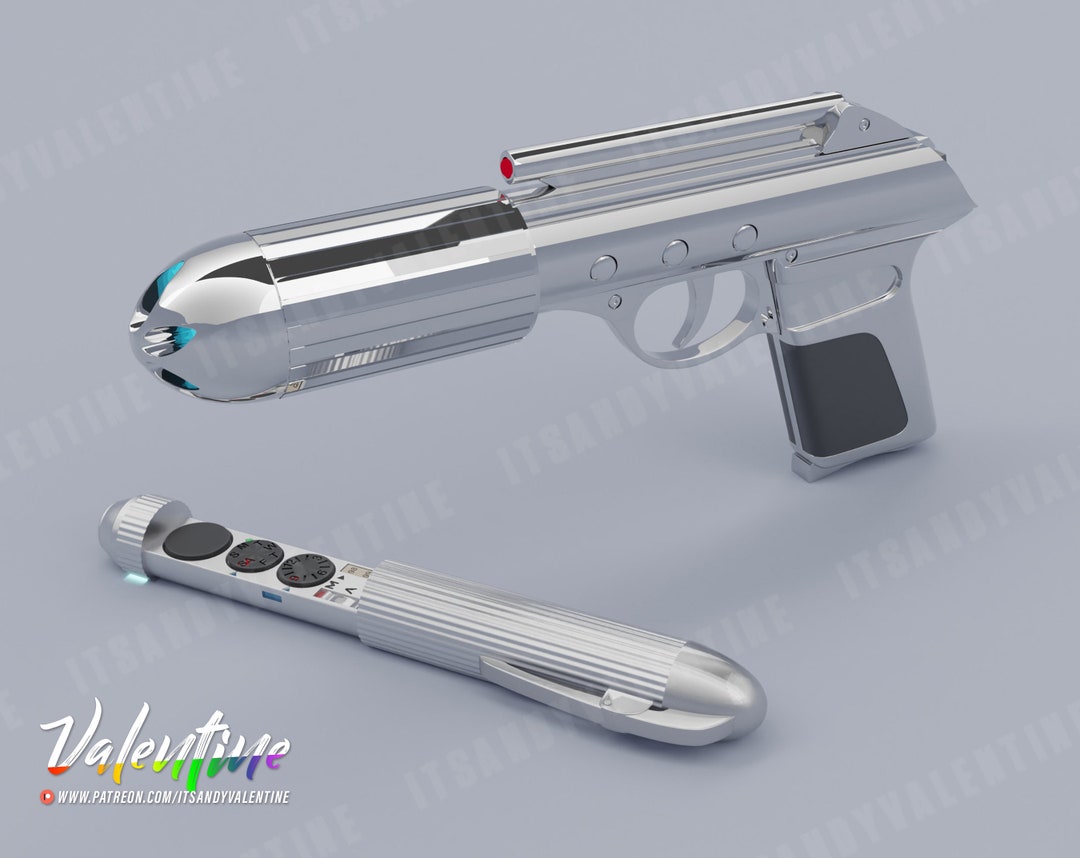 Agent K Neuralyzer and Sidearm Bundle Men in Black 3D Printing Files ...