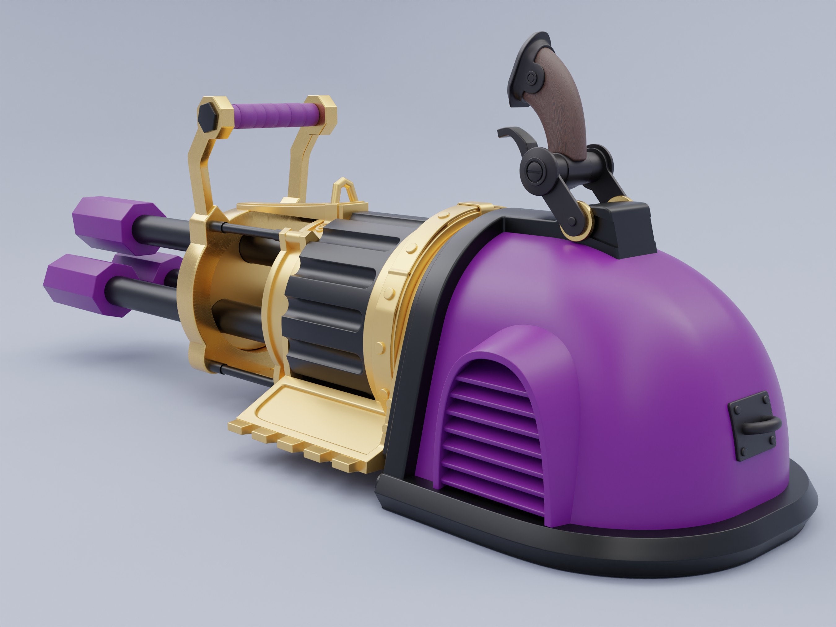 Jinx's Machine Gun pow Pow Arcane / League - Etsy Australia