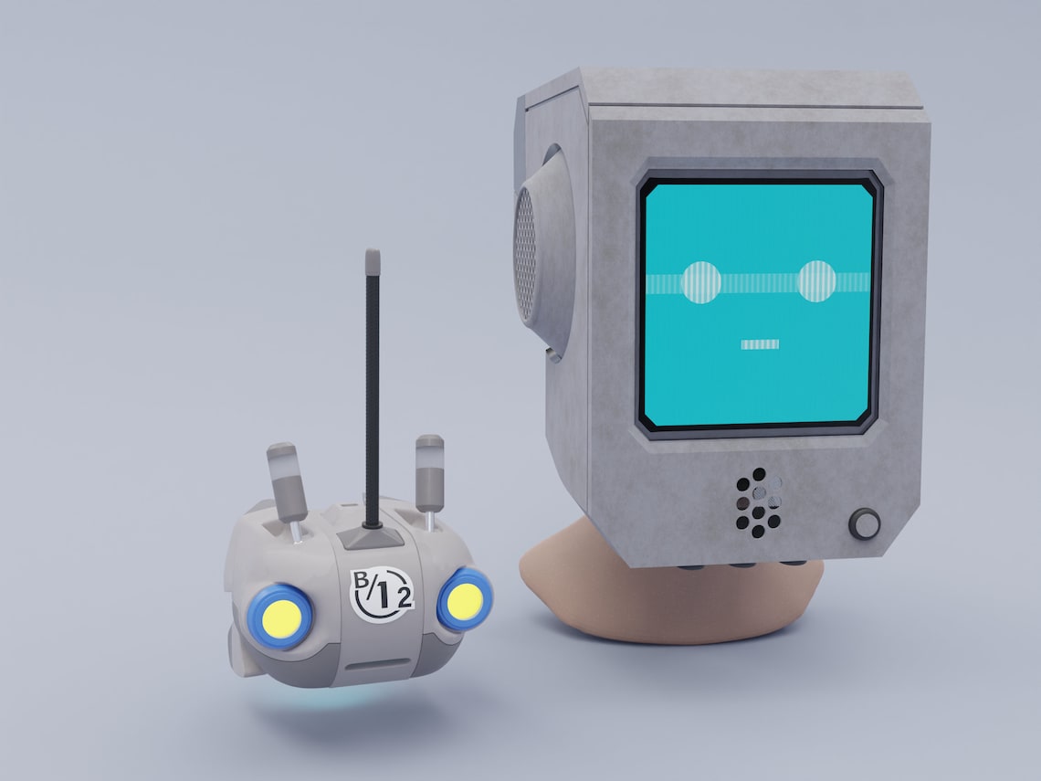 B/12 and Robot Mask Bundle Stray 3D Printing Models - Etsy